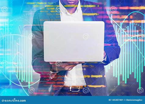 African American Programmer Writing Code Stock Image Image Of Code