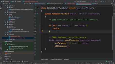 Custom Validator Api Platform Part 2 Security Symfonycasts