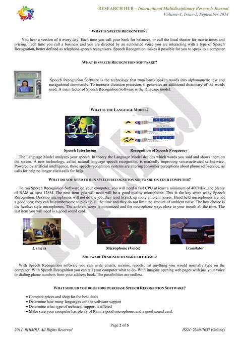 Artificial Intelligence For Speech Recognition Pdf