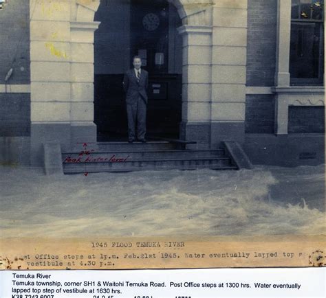 Wuhoo Timaru Find Free Fun Spy The 1945 Flood Level Line At The Temuka