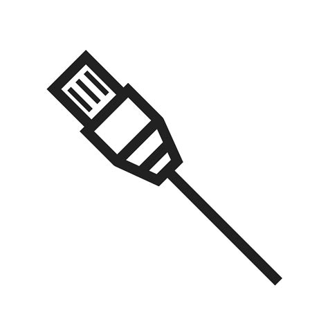 Internet Cable Line Icon 7630067 Vector Art At Vecteezy