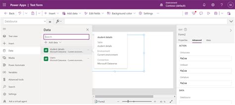 Build Form And Connect To Table Data In Power Apps