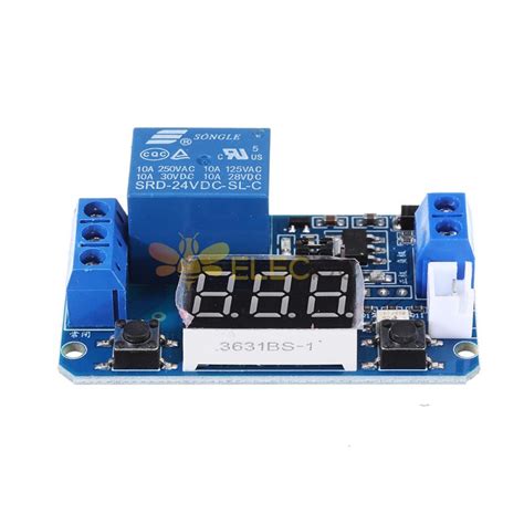 Elecbee 24v Trigger Time Delay Relay Module With Led Digital Display 0
