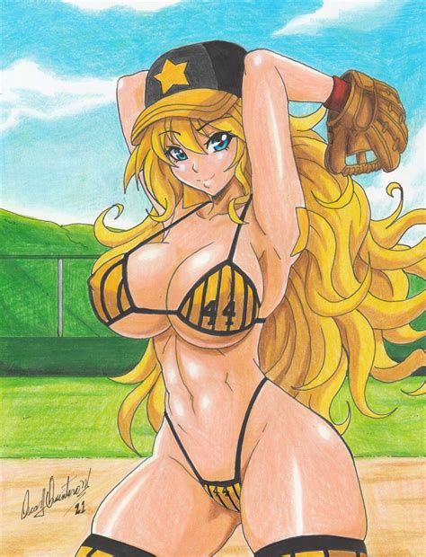 Rule 34 2021 Bare Thighs Baseball Cap Baseball Glove Big Breasts