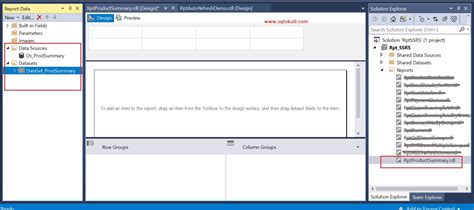 Create A Drillthrough Report In Ssrs Sql Bi Tutorials