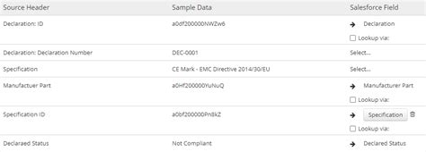 dataload affected items declaration
