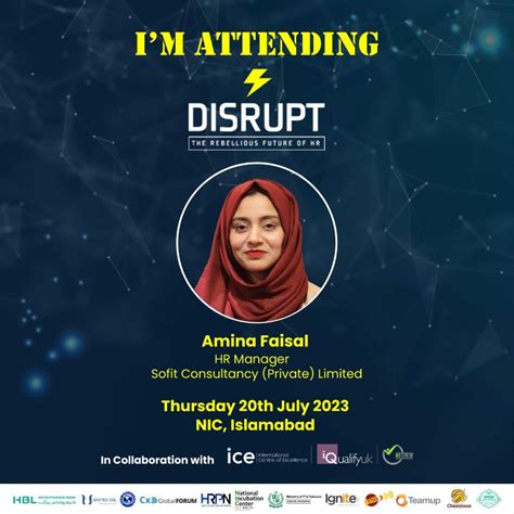 Amina Faisal On Linkedin Disrupthr2023 Islamabad Disrupthr