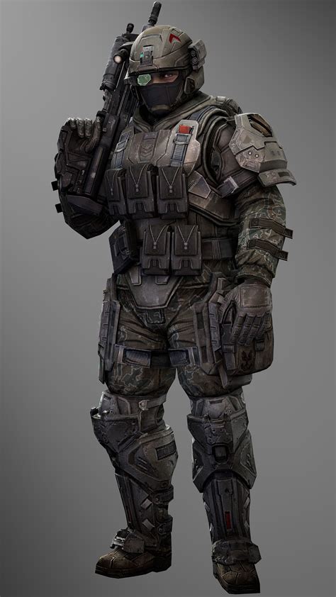 Unsc Sergeant Man By Superninjanub Halo Armor Future Soldier Halo