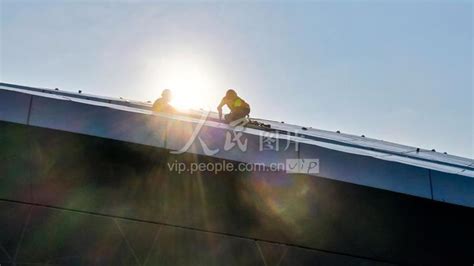 海南海口国际免税城项目建设稳步推进 人民图片网
