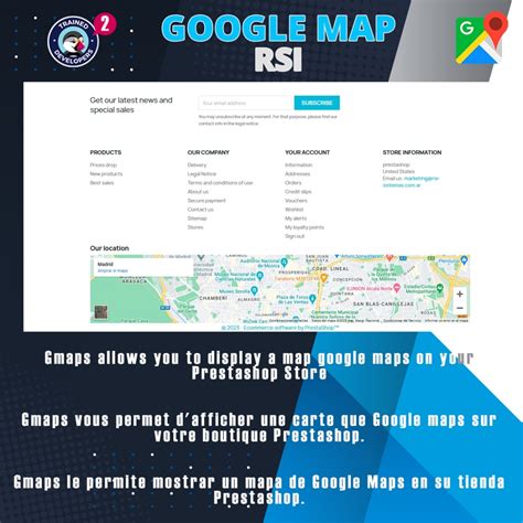 MODULO Gmaps Google Maps en PrestaShop v1 3 PS 1 3 8 Módulos y