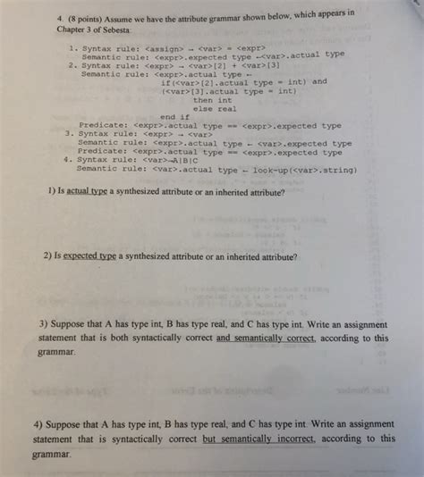 Solved Programming Language Concepts Please Answer The