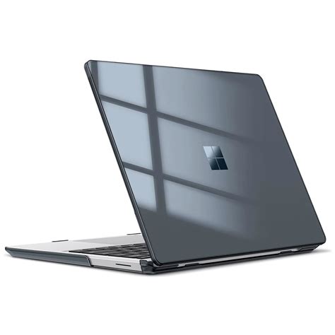 Glossy Hard Case For Microsoft Surface Laptop Go Black