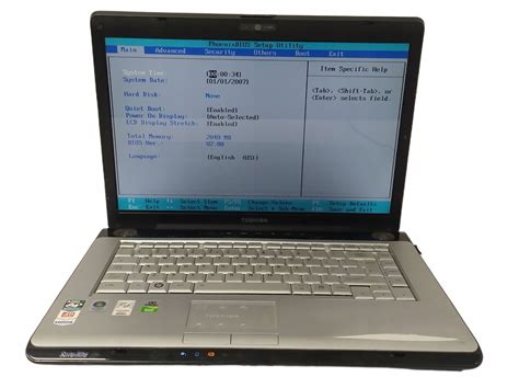Laptop Toshiba Satellite A210 18s 156 Amd Turion 64 X2 Tl 60 2gb Bios