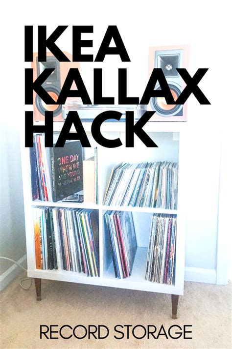 Ikea Kallax Hack Record Player Stand Storage