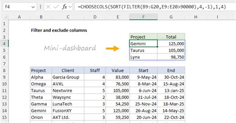 Filter And Exclude Columns Excel Formula Exceljet