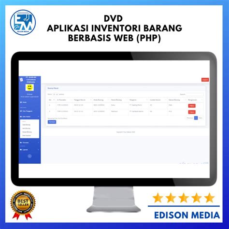 Jual Dvd Aplikasi Inventori Barang Berbasis Web Php Shopee Indonesia