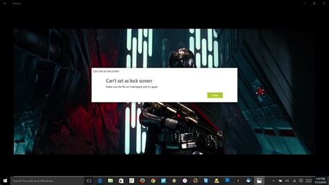 Unable To Set A Lock Screen Background Image Win Windows Forums