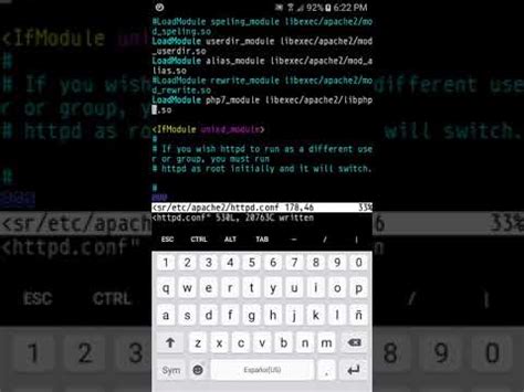 Cómo instalar el servidor web Apache en Android LibreByte