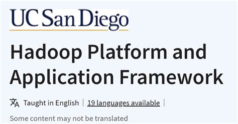 hadoop platform and application framework ~ computer languages clcoding