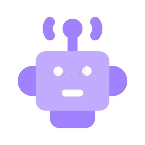 Creatively Crafted Icon Of Ai Robot Ready To Use Vector Stock Vector