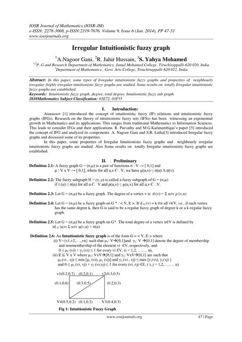 Pdf Irregular Intuitionistic Fuzzy Graph
