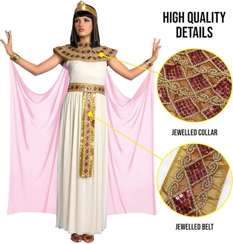 Buy Morph Adult Cleopatra Costume For Women Egyptian Princess Egypt Goddess Queen Dress