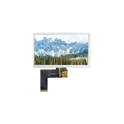 고화질 7 인치 Tft Lcd 모듈 저항 센서 디스플레이 800 480 Rgb 픽셀 터치 스크린 패널 공급 업체 및 공장
