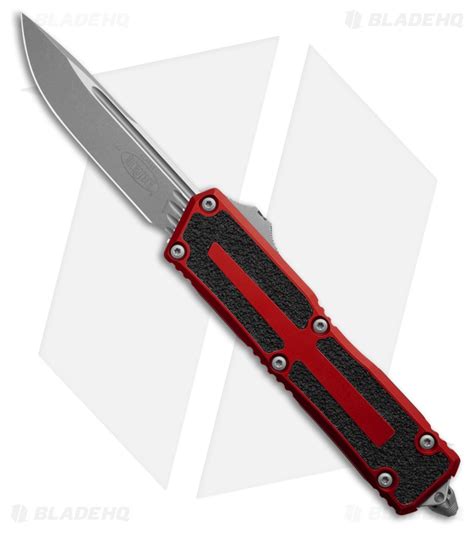 Microtech Scarab Ii Otf Knife Red Aluminum Se Apocalyptic
