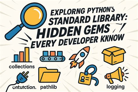 🔍 Exploring Pythons Standard Library Hidden Gems Every Developer