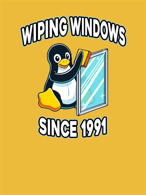 Tux Wiping Windows Linux Vs Windows Tech Humor Devops Sysadmin