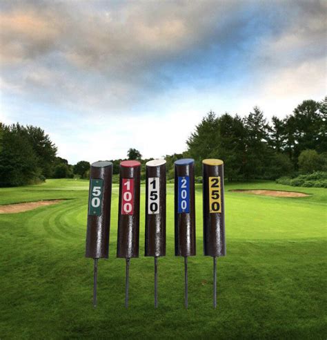 Distance Marker Stakes Round Tru Strike Golf Course Accessories