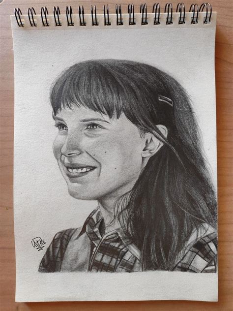 Eleven Stranger Things Pencil Drawing Drawings Stranger Things