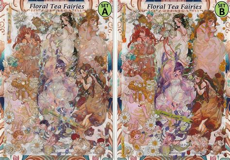 Yokai Girls Stickers Crystal Clear Iridescent Silver Detail Die Cut Diy Decal Deco Scrapbook