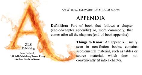 Appendix Meaning