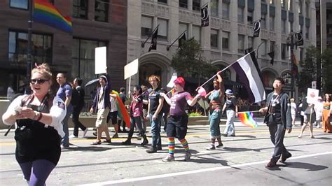 San Francisco Pride Parade 2015 Aven Asexual Visibility And Education Network Youtube