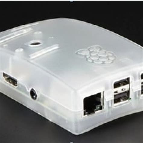 jual case casing raspberry pi 3 model b putih semi transparan transparen jakarta barat