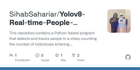 Github Sihabsahariaryolov8 Real Time People Counting System This