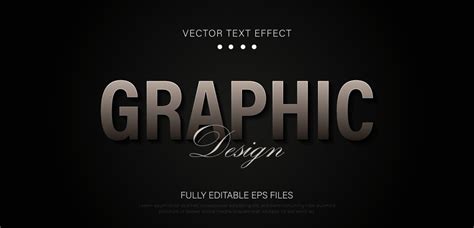 cream editable text effect graphic style vector image