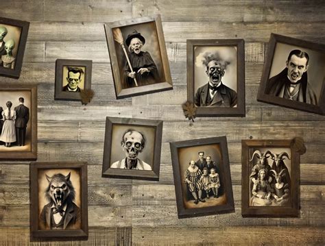 67 Vintage Styled Halloween Portraits Perfect For Diy Spooky Decor 67