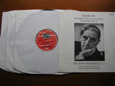 Mahler Symphonies Nos 6 And 9 Sir John Barbirolli Berlin Philharmoni