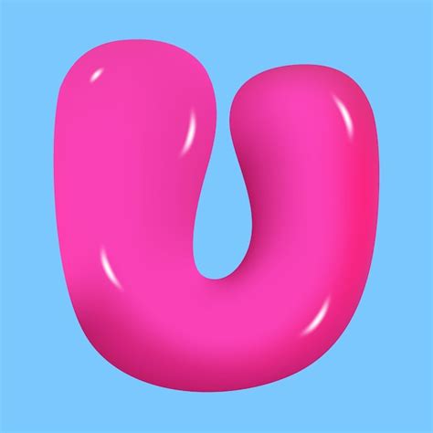 Premium Vector Bubble Font Glossy 3d Pink Super Bubble Font In