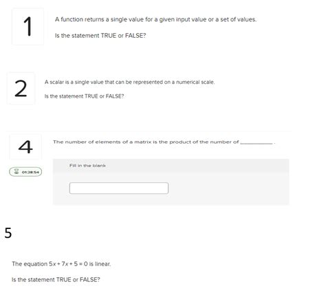 Solved A Function Returns A Single Value For A Given Input