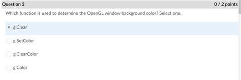 Question 2 02 Points Which Function Is Used To