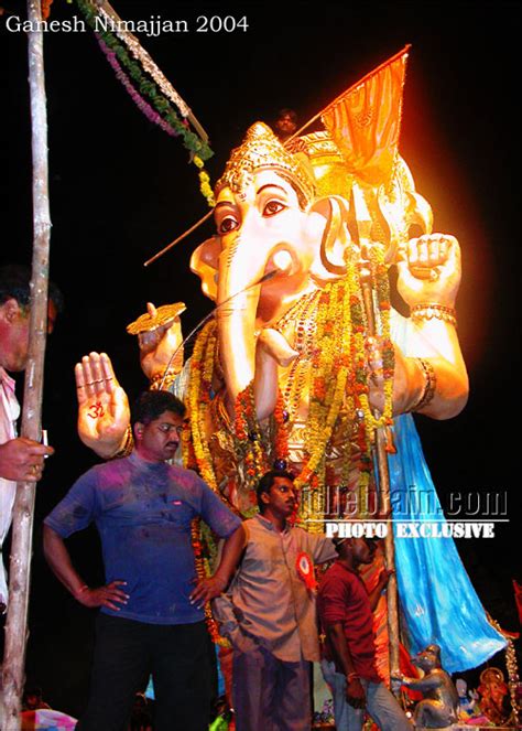 Telugu Photo Gallery Ganesh Nimajjanam Hyderabad Lord Vinayaka 2004