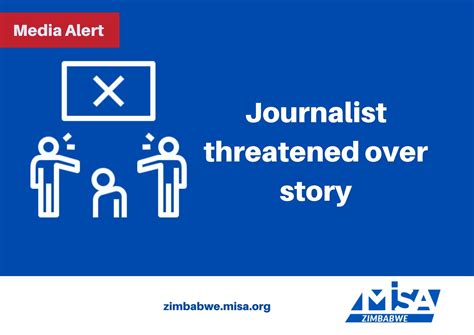 journalist threatened over story misa zimbabwe