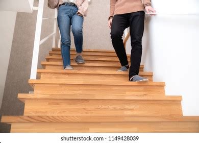 2 Thousand Going Down Stairs In House Royalty Free Images Stock
