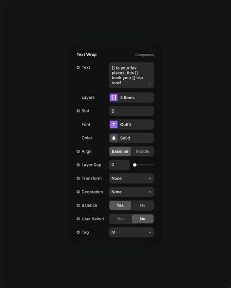 Text Wrap Component For Framer — Framer Resource