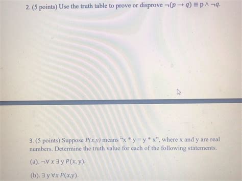 Solved 1 18 Points Determine If The Following