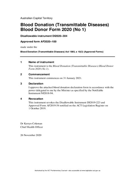 Fillable Online Blood Donation Transmittable Diseases Blood Donor