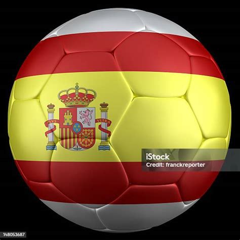 3 D 렌더링 Of 축구공 스페인 국기 0명에 대한 스톡 사진 및 기타 이미지 0명 3차원 형태 Soccer Tournament Istock